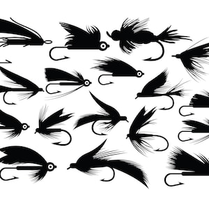 FLY FISHING SVG, Fly Fishing Flies Svg Cut Files for Cricut, Fishing ...