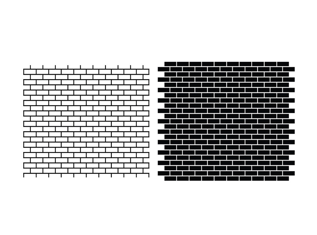 BRICK Pattern SVG, BRICK Pattern Svg Cut Files for Cricut, Brick Wall ...