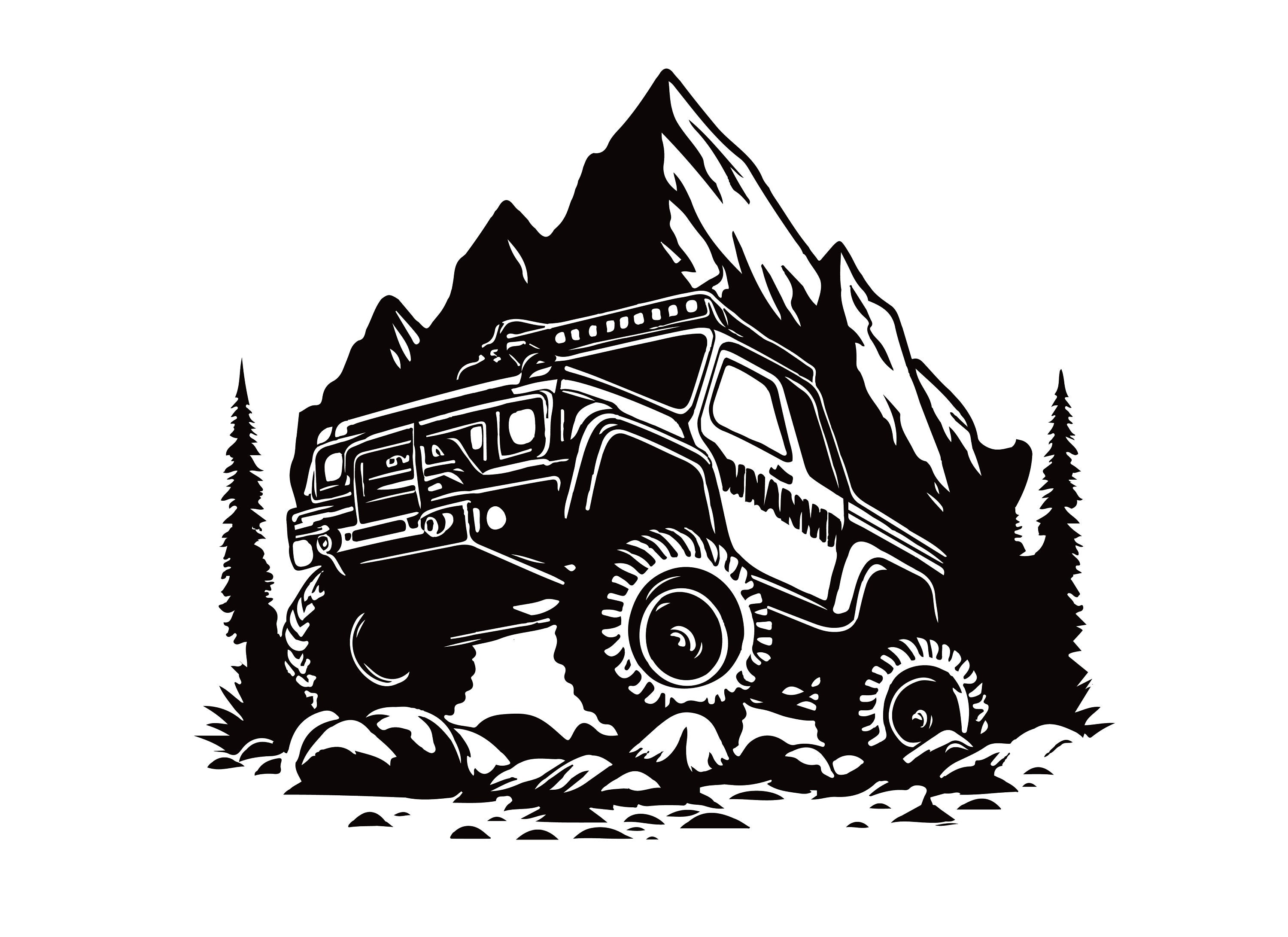 OFFROAD SVG OFFROAD Svg Cut Files for Cricut Mountains Svg - Etsy Australia