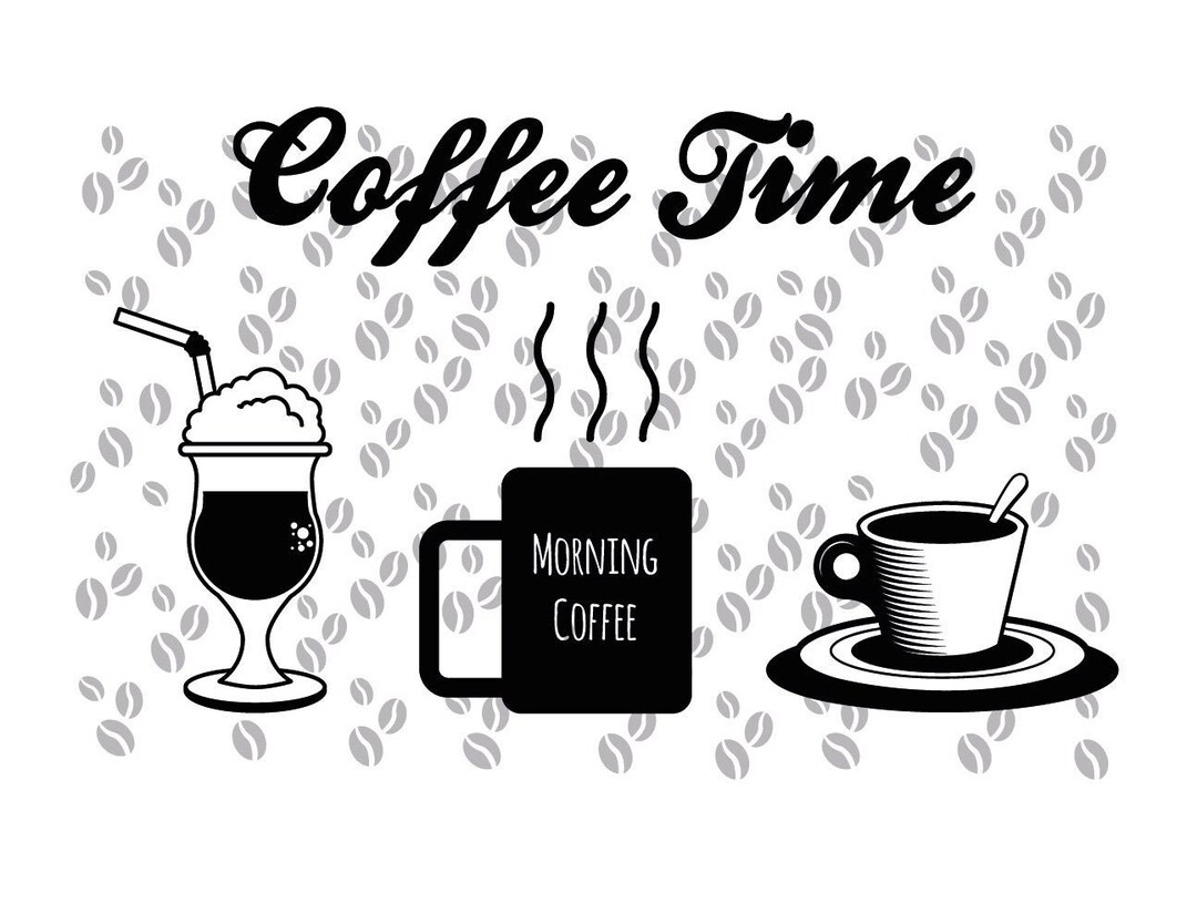 Coffee SVG Files, Coffee Clipart, Coffee Cut Files for Cricut, Coffee ...