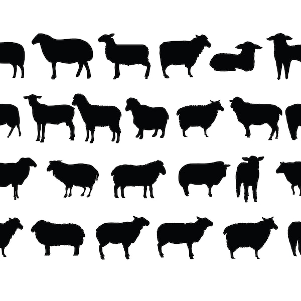 Sheep Svg - Etsy Canada
