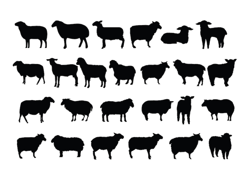 SHEEP SVG, FARM Animals Svg, Farm Animal Svg Cut Files for Cricut ...