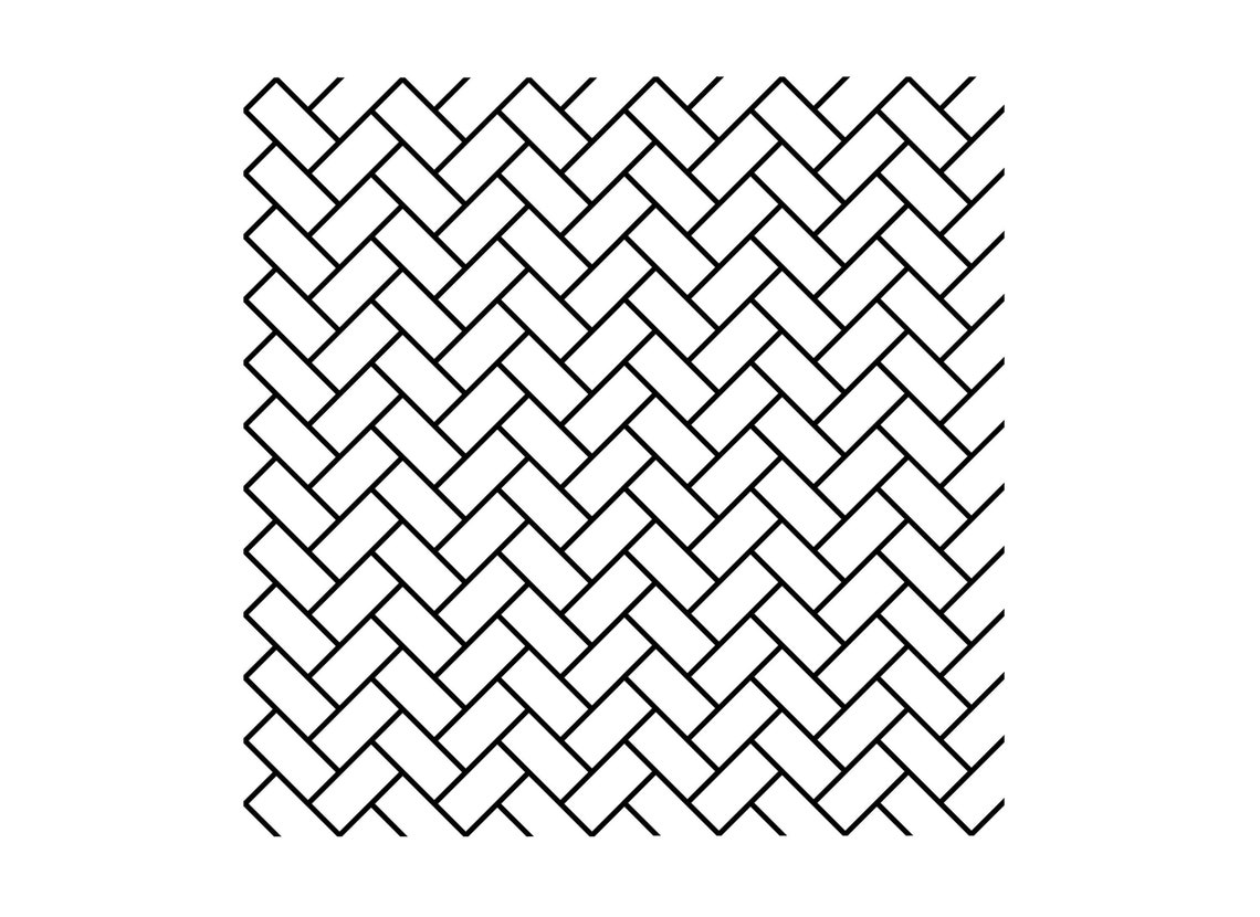 HERRINGBONE Pattern SVG HERRINGBONE Svg Cut Files for Cricut - Etsy Canada