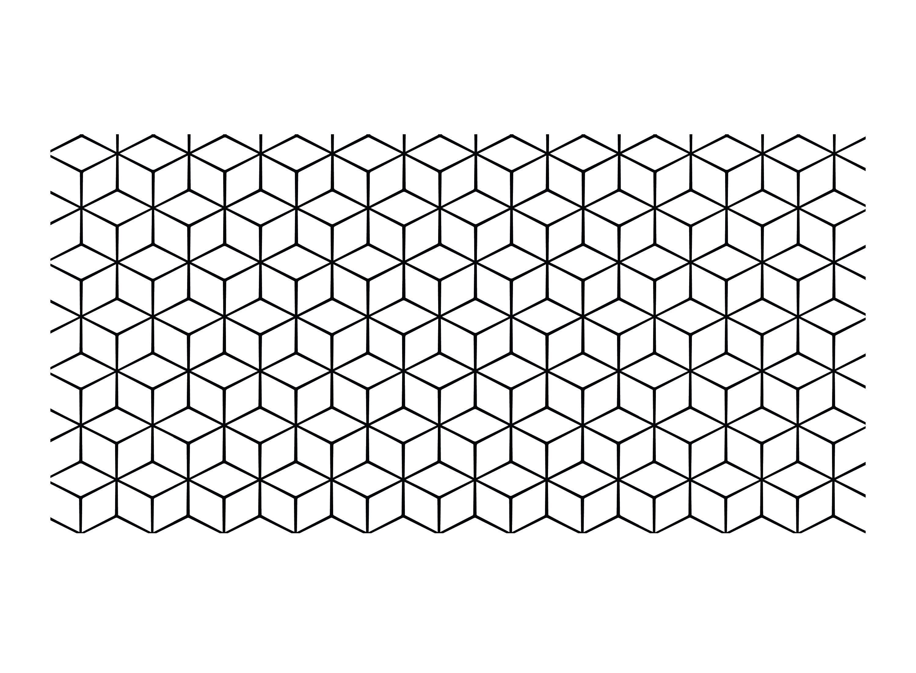 3D HEXAGONAL Muster SVG WürfelMuster Svg Geometrisches - Etsy Schweiz