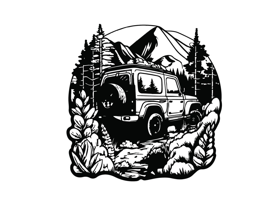 OFFROAD SVG, OFFROAD Svg Cut Files for Cricut, Mountains Svg, Offroad ...