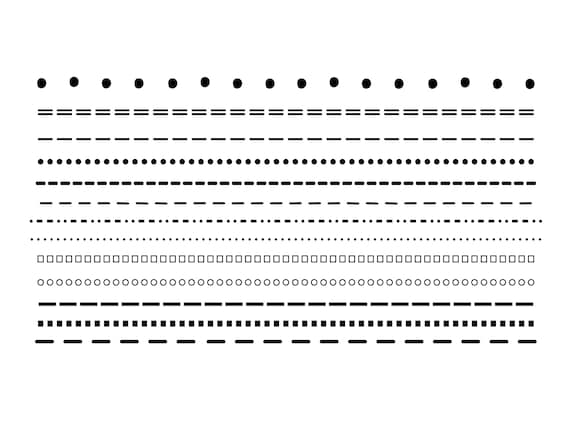 DOTTED LINE SVG Dotted Line Svg Dotted Straight Lines Svg - Etsy UK