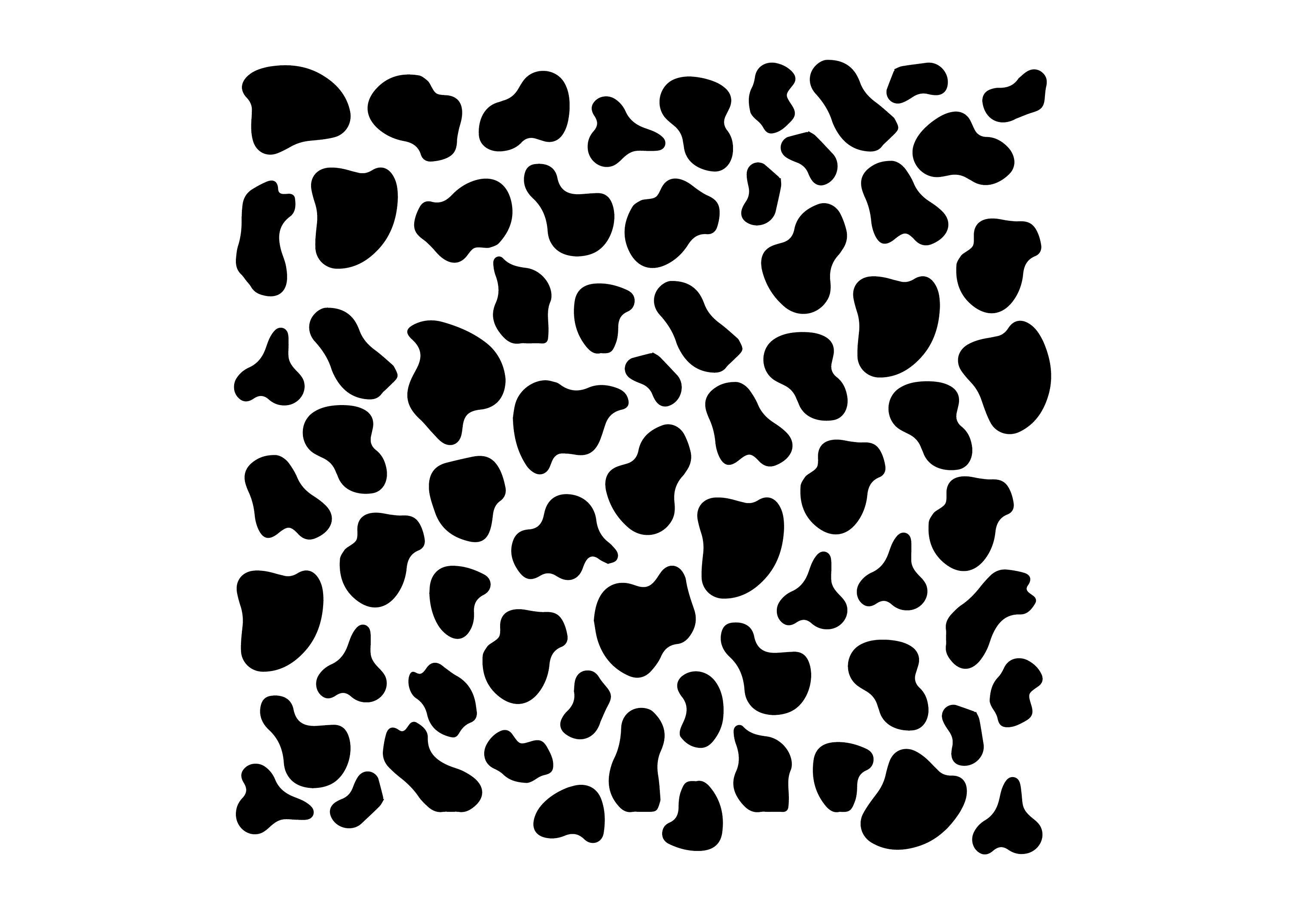 COW Pattern SVG, COW pattern cut files for Cricut, Cow pattern clipart ...
