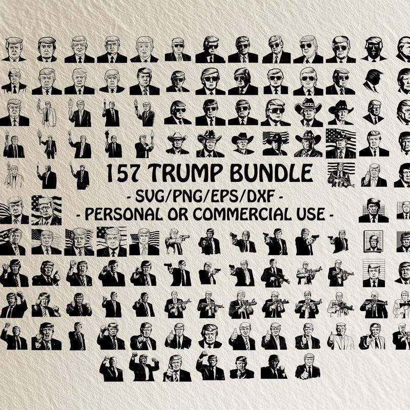 Trump Svg - Etsy