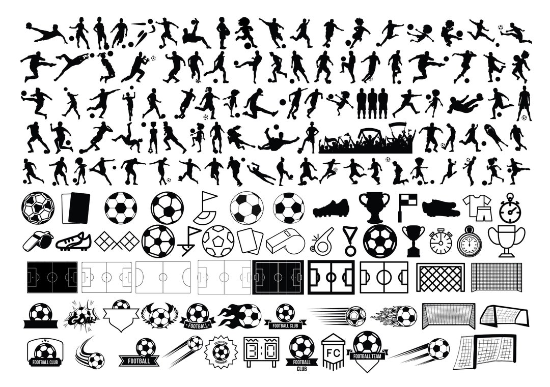 SOCCER SVG Bundle, SOCCER Svg Cut Files for Cricut, Soccer Clipart ...