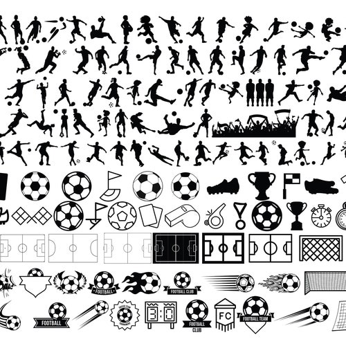 SOCCER SVG Bundle SOCCER Svg Cut Files for Cricut Soccer - Etsy UK