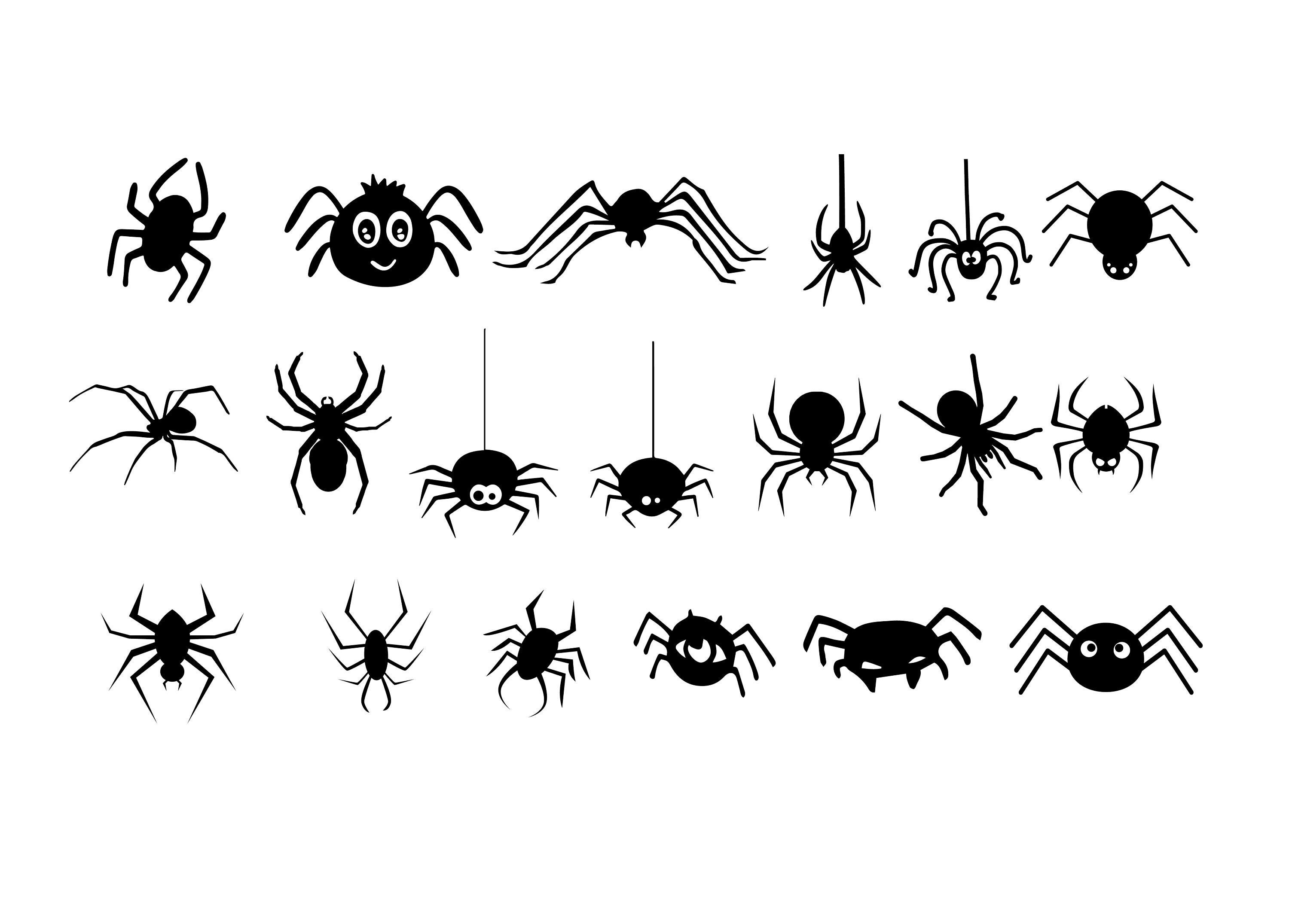 HALLOWEEN SPIDER SVG Spider Clipart Halloween Svg Files for - Etsy UK
