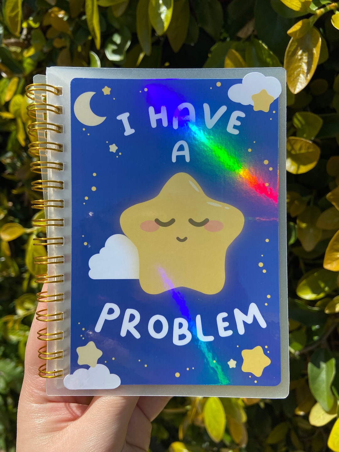I Have A Problem Sticker Book | Stressed Starry Skies Reusable A6 ...
