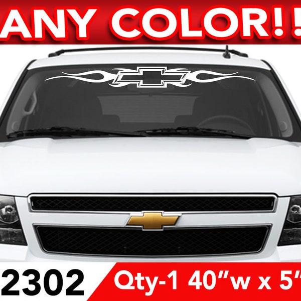 Chevy Windshield Decal - Etsy