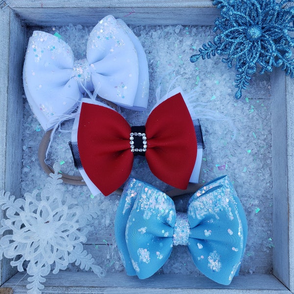 Frozen Hair Bows - Etsy