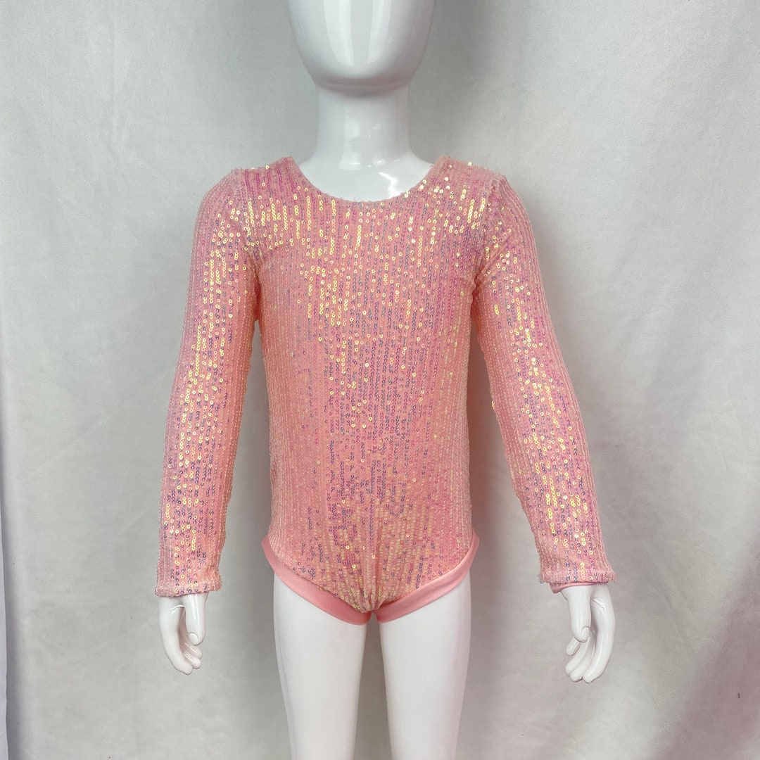 Toddler-girl Round Neck Long Sleeves Sequin Ballerina - Etsy