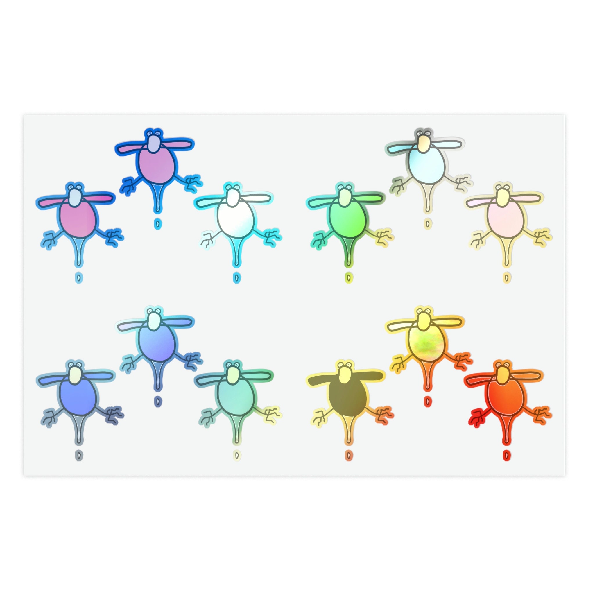 The Caca Bird Collection Sticker Sheet - Etsy