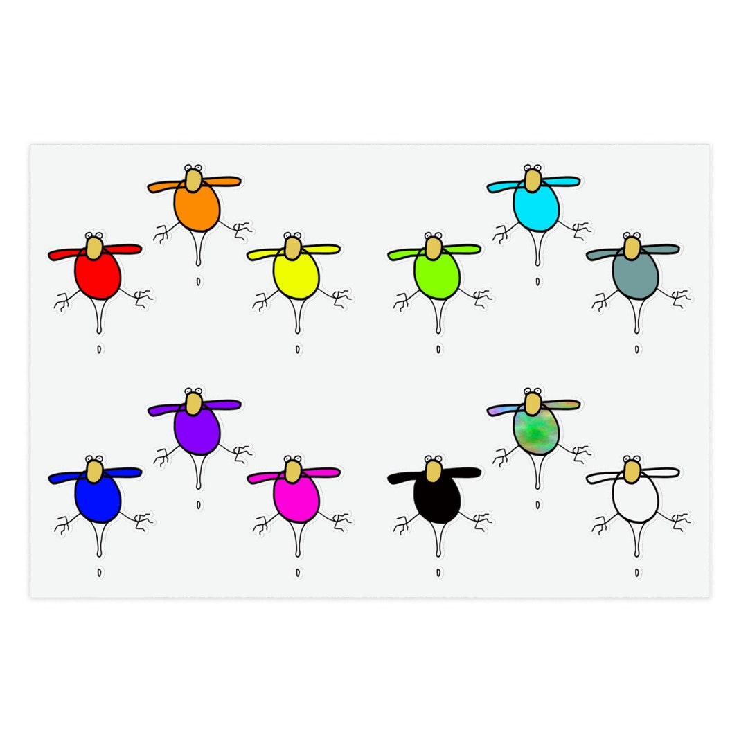 The Caca Bird Collection Sticker Sheet - Etsy