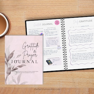 Prayer Journal Printable Gratitude Journal Template Bible Study Instant ...