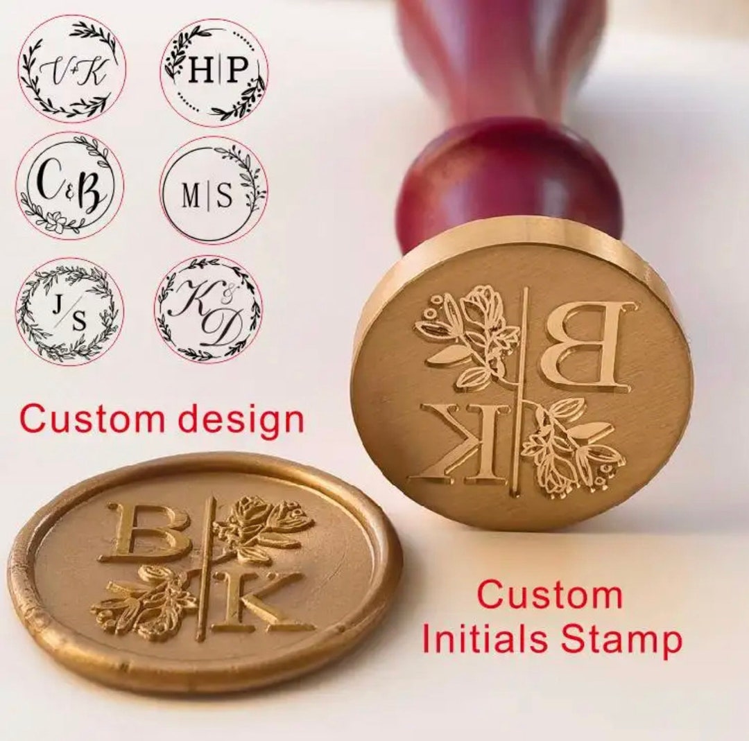 Personalized Wax Seal,personalized Wedding Wax Seal Stamp With 2 ...