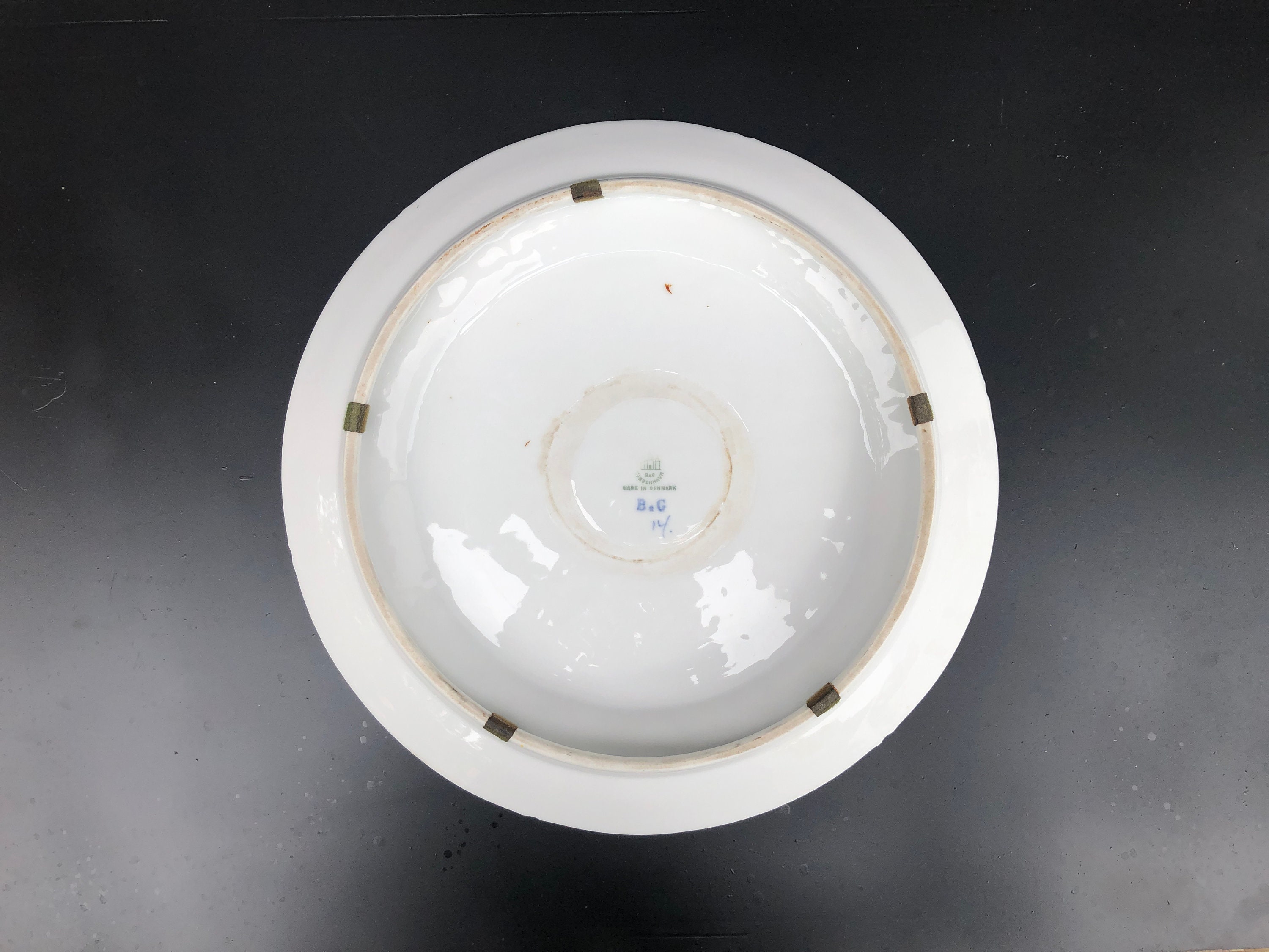Blue Traditional Bing and Grondahl Plater Dish - Etsy