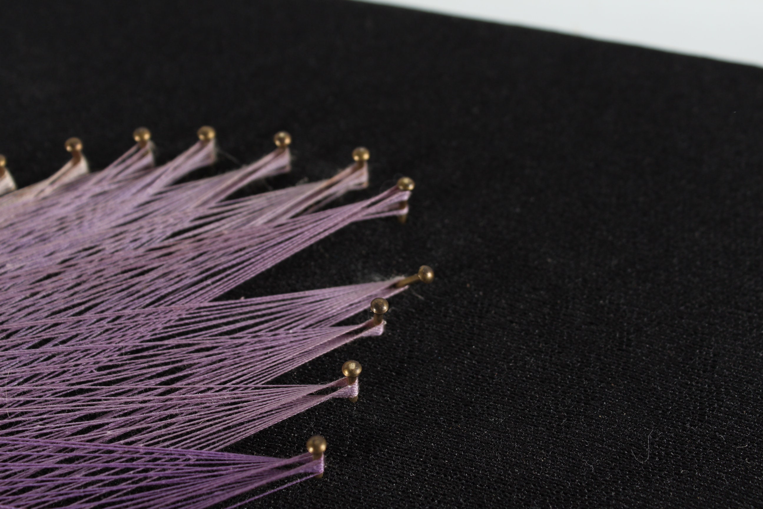 String Art Butterfly Purple Butterfly Nails and Strings Art Butterfly ...