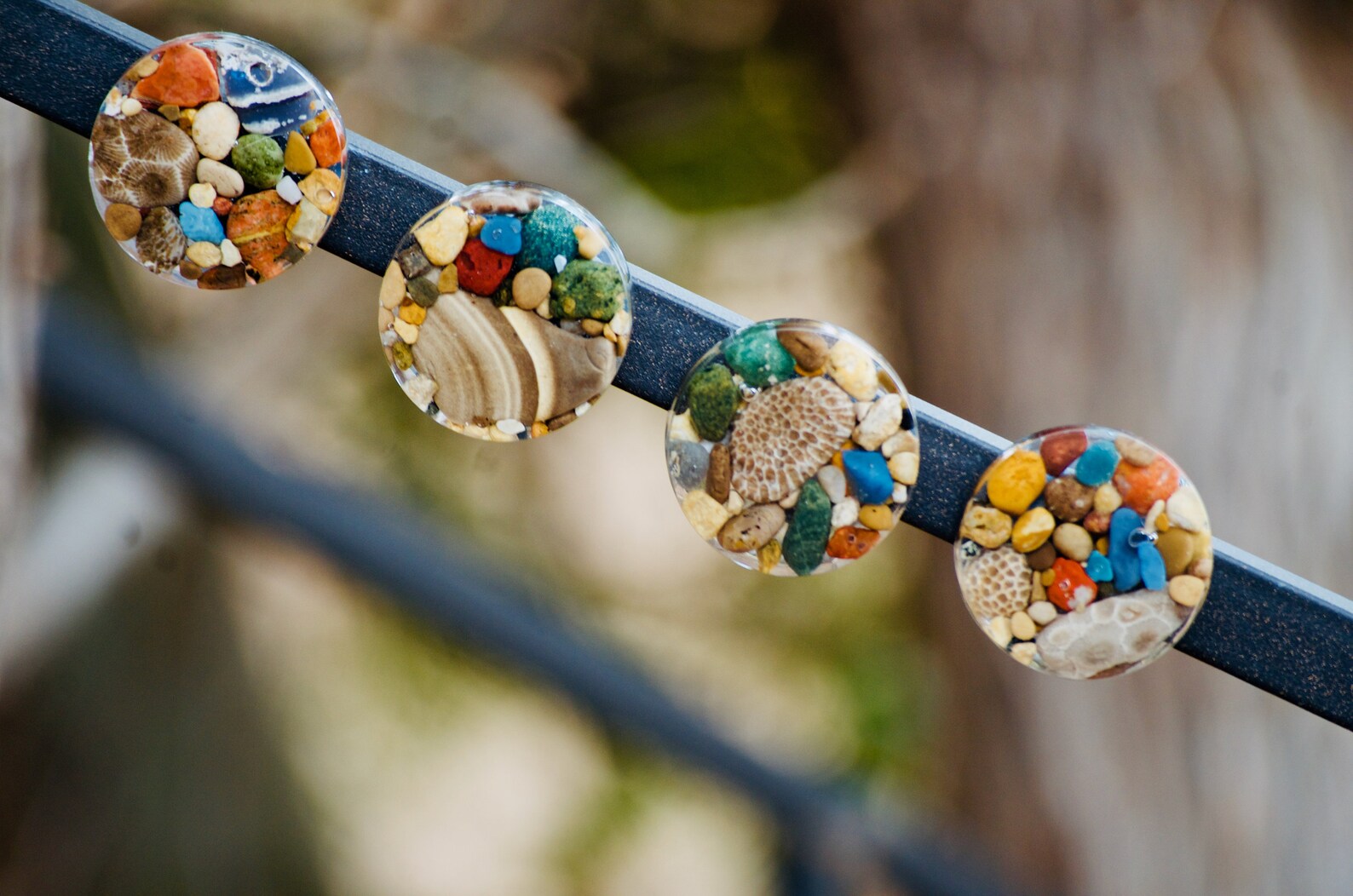 Michigan Stone Magnets Lake MI Shoreline Petoskey Stone - Etsy