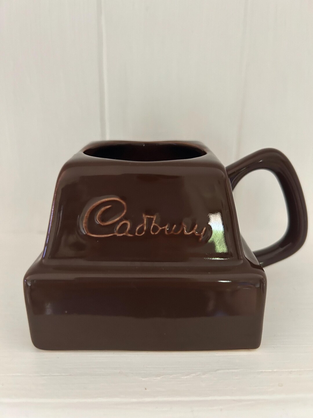 Vintage Cadburys Chocolate Mug Square - Etsy