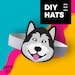 Layered Dog Party Hats Printable for Kids, Puppy Paper Crowns, Dog ...
