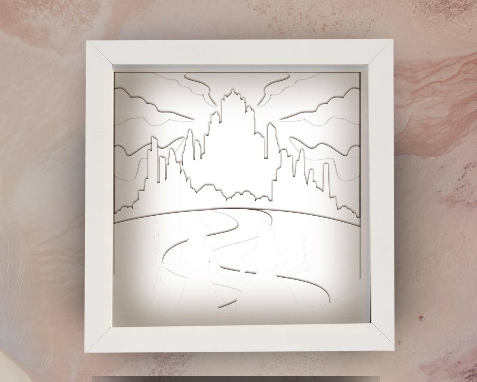 Wicked DIY Shadow Box SVG for Cricut, Silhouette, 3d Layered Mandala ...