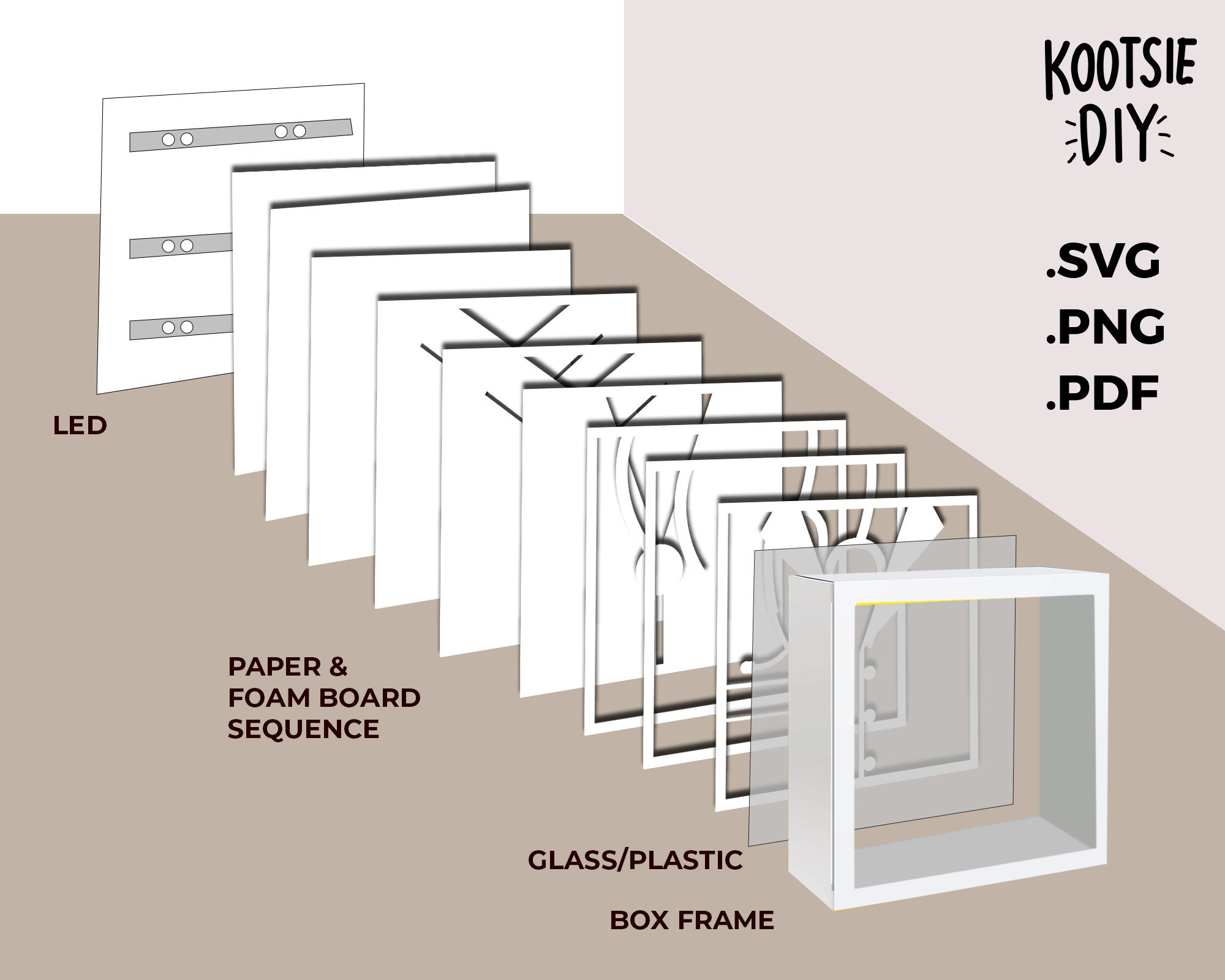 Medical Doctor Shadow Box Svg for Cricut Silhouette - Etsy Hong Kong
