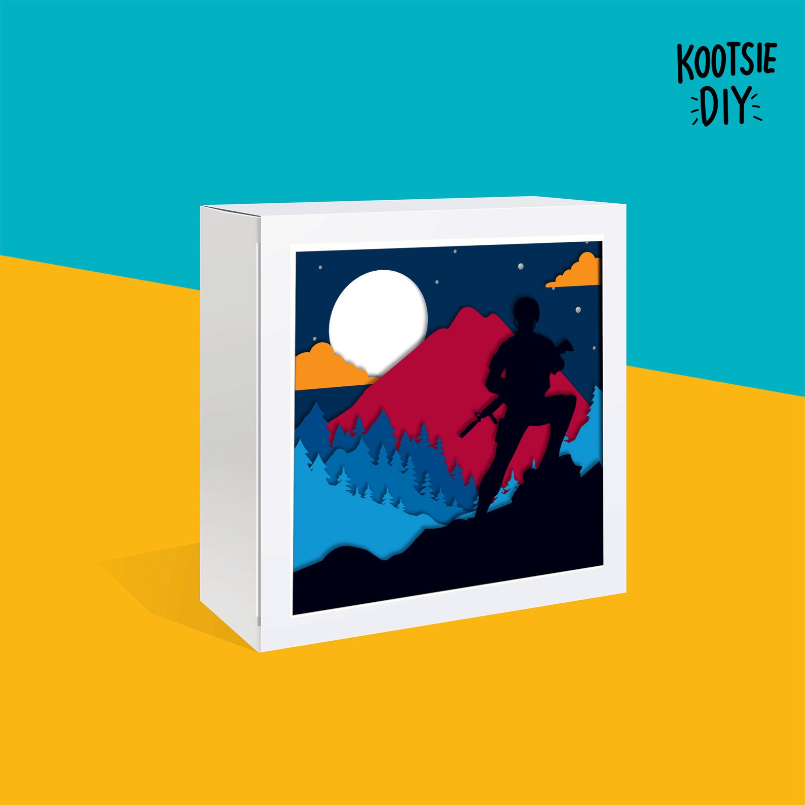 Army Shadow Box SVG for Cricut Silhouette Military 3d Layered - Etsy