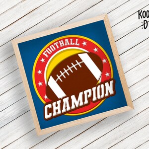 American Football Shadow Box SVG for Cricut, Silhouette, Football ...