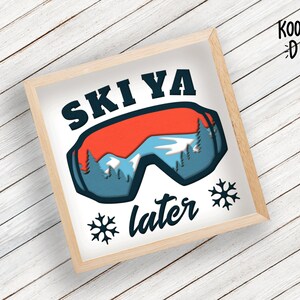3D Ski Shadow Box SVG for Cricut, Silhouette, Snow 3d Layered Mandala ...
