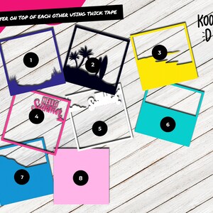 Beach Shadow Box SVG for Cricut, Silhouette, Summer 3d Layered Mandala ...