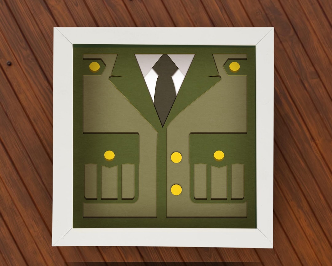 US Army Shadow Box SVG for Cricut Silhouette, Army 3d Layered Mandala ...