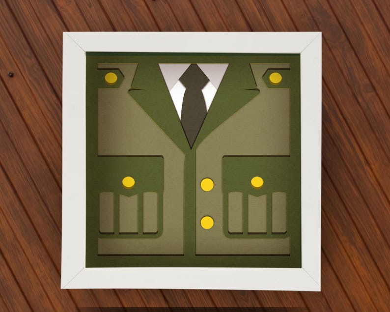 US Army Shadow Box SVG for Cricut Silhouette, Army 3d Layered Mandala ...