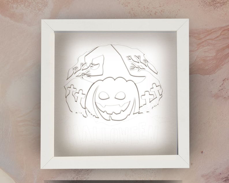 3D Pumpkin Shadow Box SVG, Halloween Layered Mandala (digital Download ...