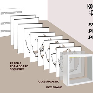 3D Master Baker SVG Shadow Box for Cricut, Silhouette, Chef Layered ...