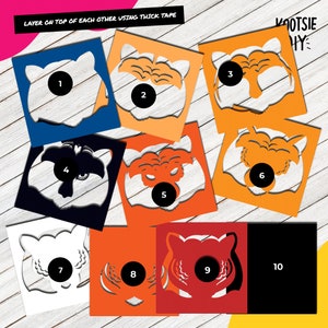 Tiger Shadow Box SVG for Cricut Silhouette, Tiger 3d Layered Mandala ...