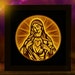 3D Virgin Mary Shadowbox Template for Cricut, Holy Madonna Lightbox ...