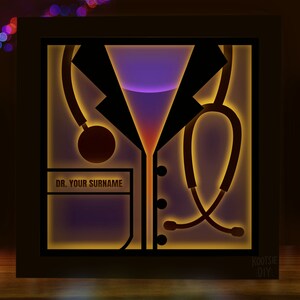 Woman Medical Doctor Shadow Box Svg for Cricut, Silhouette, Paramedic ...