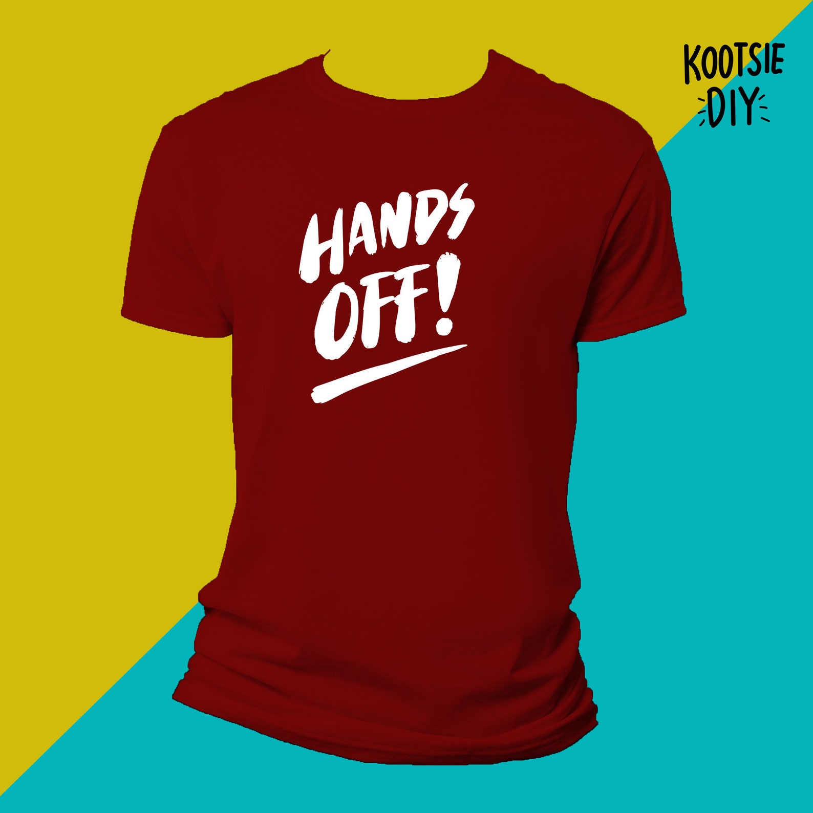 Hands off SVG Hands off PNG Hands off Sticker Proper | Etsy