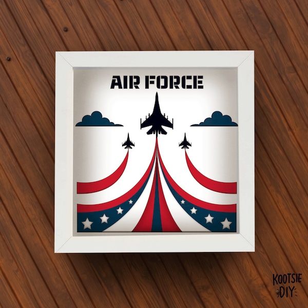 Air Force Shadow Box - Etsy