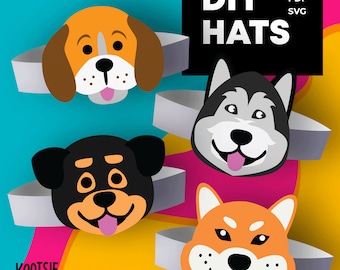 PRINTABLE Dinosaur Party Hats for Kids, T-rex Paper Crowns, Dino ...