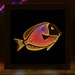 3D Blue Tang Fish Shadow Box SVG for Cricut, Silhouette, Fishing 3d ...