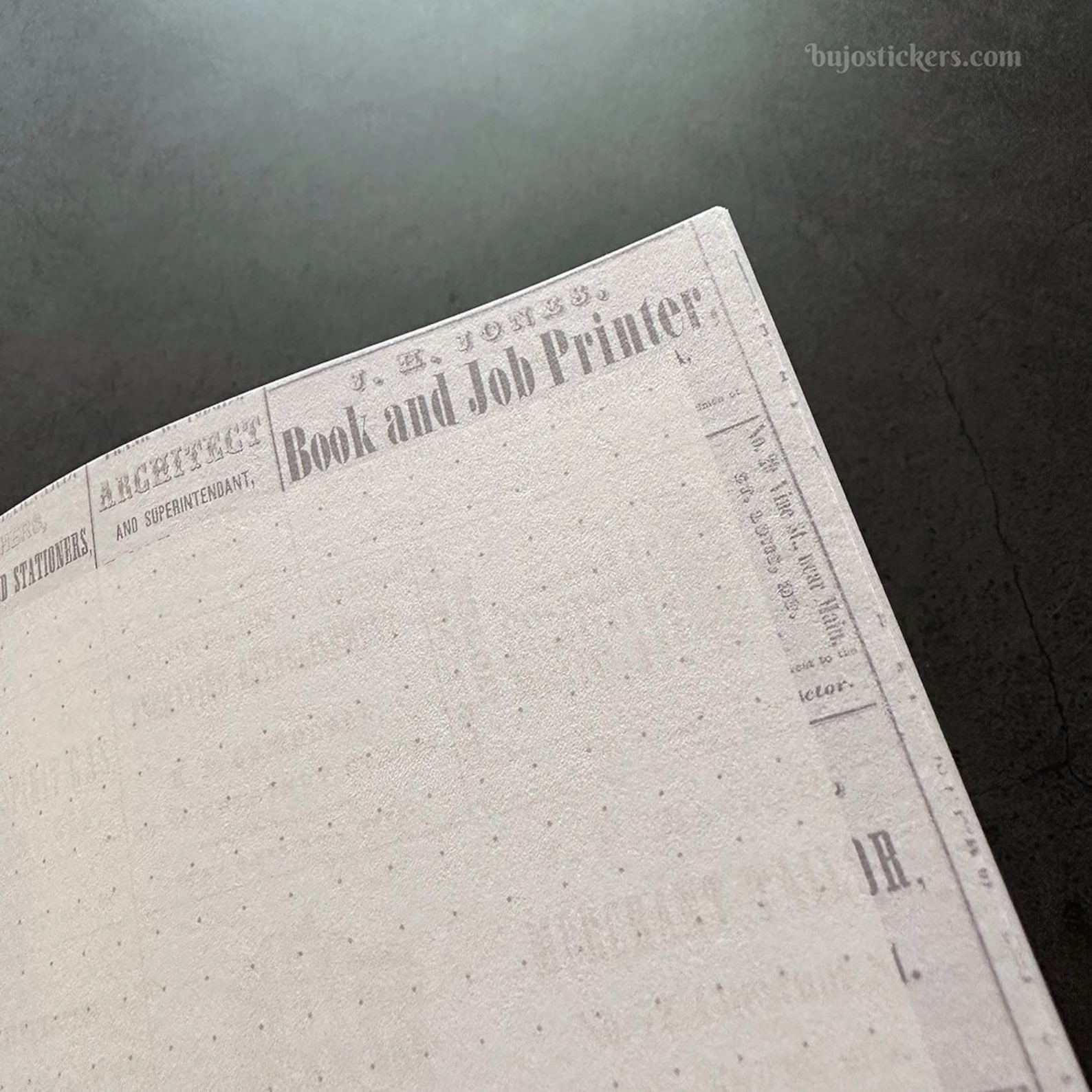 Traveler's Notebook Insert • Regular Size • Vintage Newspaper, Ads ...
