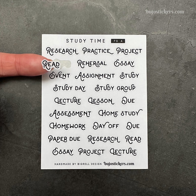 Study Time, Headings Stickers • Student, Teacher, University. Plan Your ...