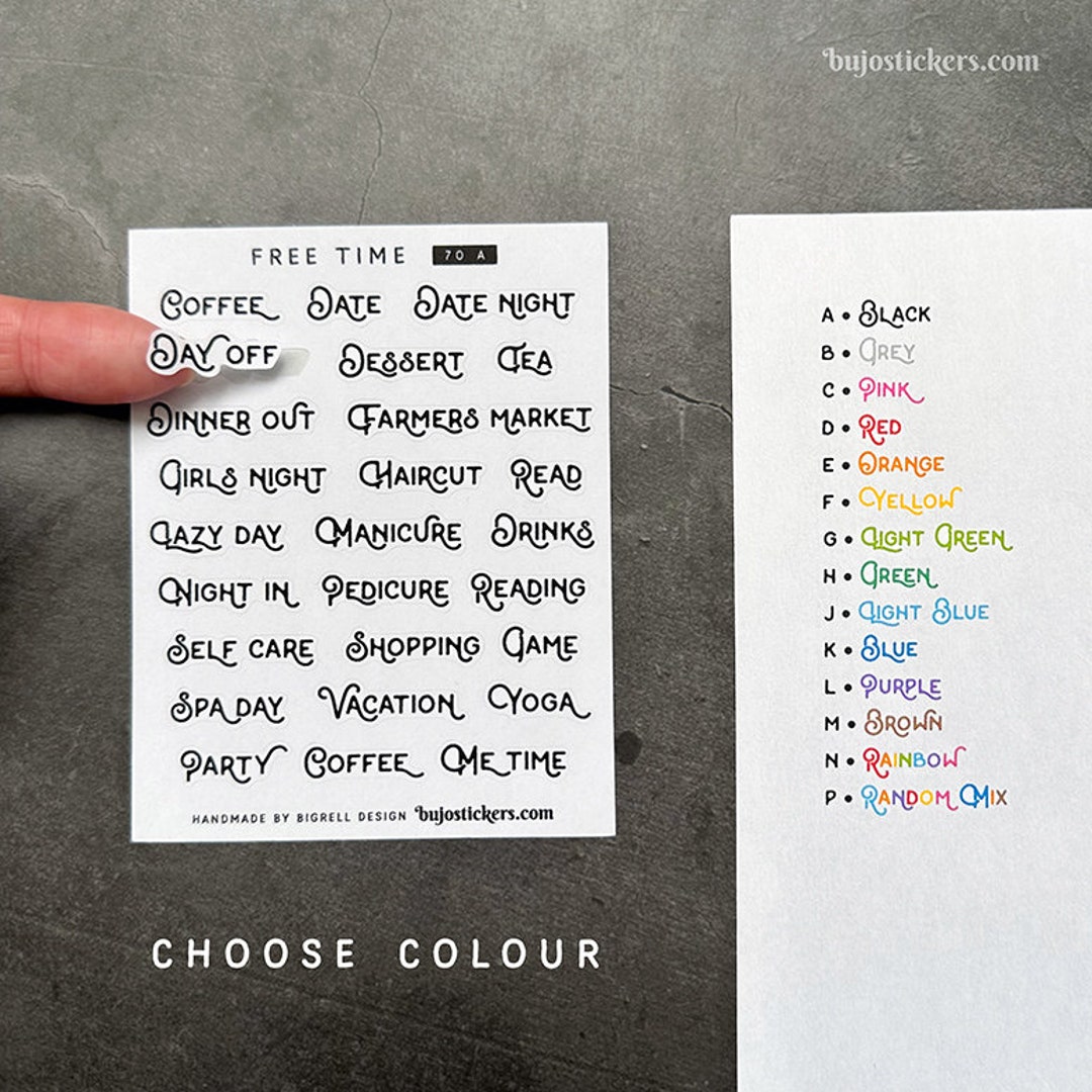 Free Time Stickers • School, Study, Teacher, Work, Home, Business ...