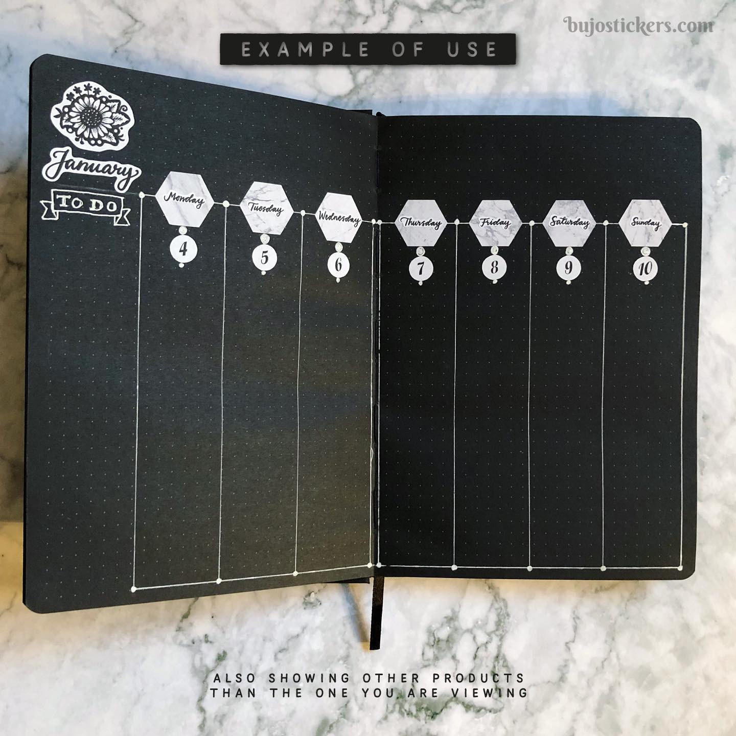 Months Stickers 01. Unique and Hand Lettered Stickers With the - Etsy