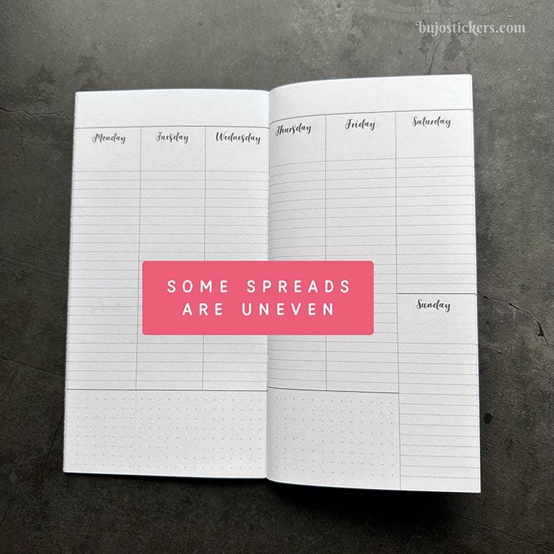 Traveler's Notebook Regular/standard Size Planner Insert Refill ...